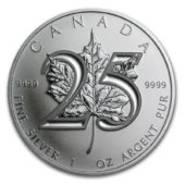 Silver Coin 25th Anniversary