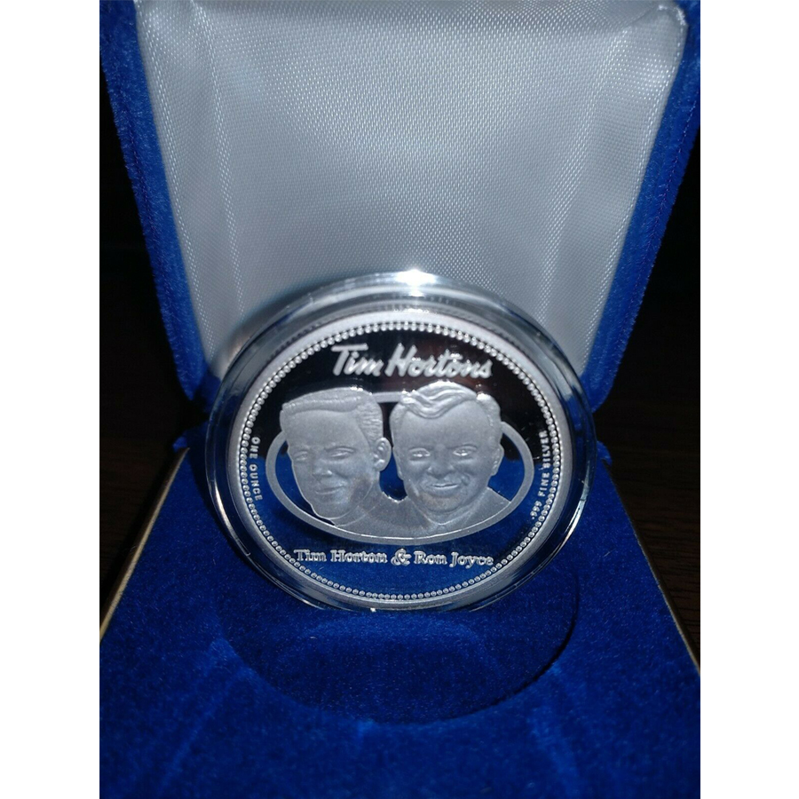 2015 1 Oz .999 Fine Silver Round Tim Hortons - Bullion Mart