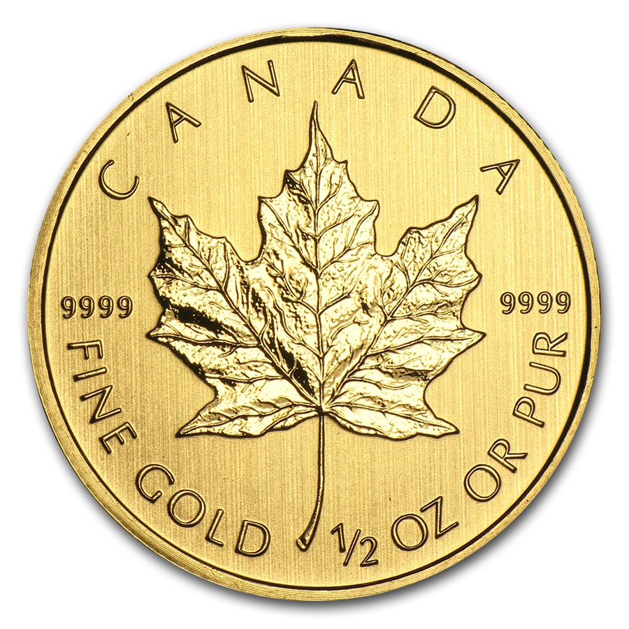 1/2 Oz Maple Leaf Gold Coin 2012 - Bullion Mart