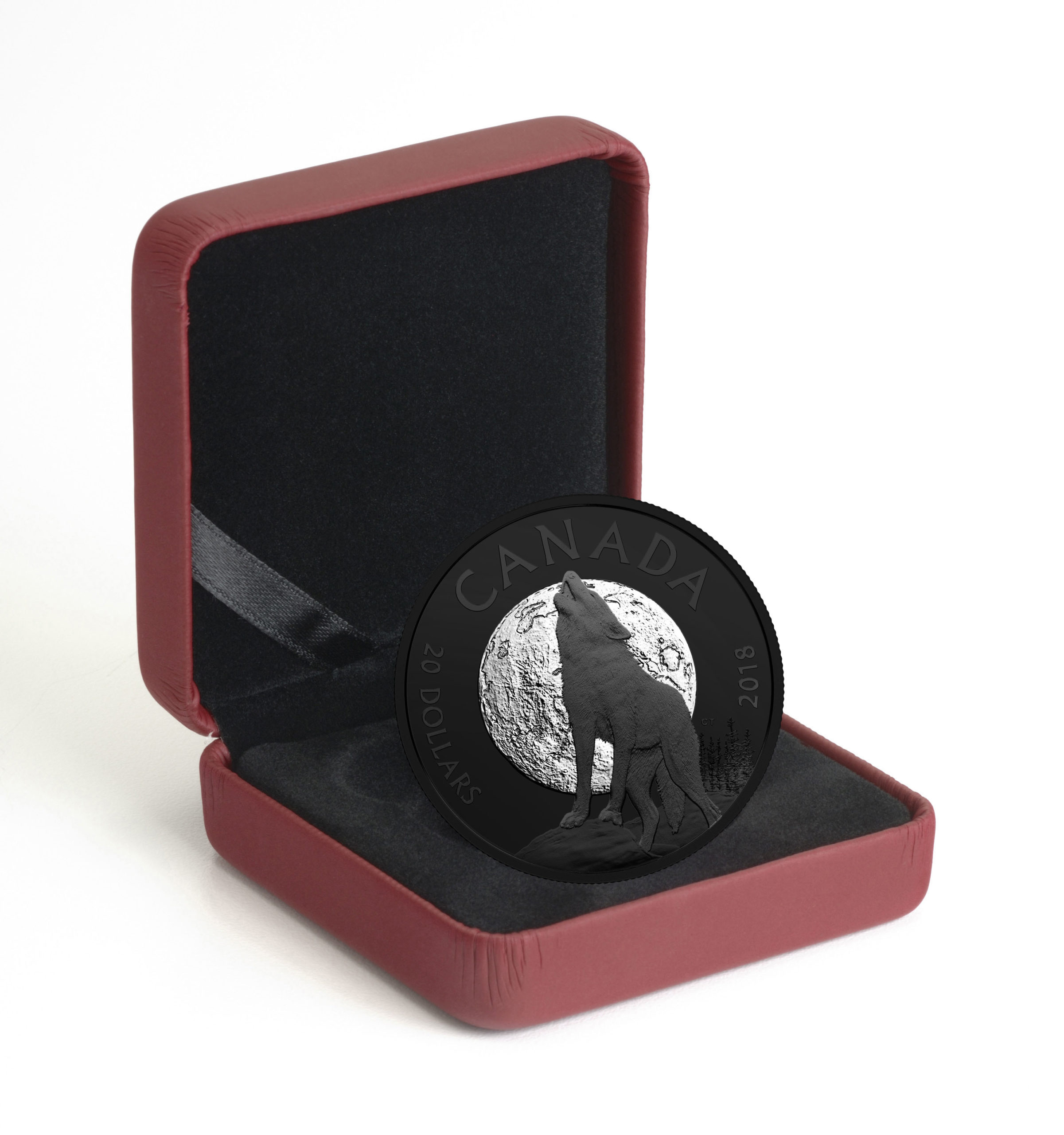 2018 $20 FINE SILVER COIN NOCTURNAL BY NATURE: THE HOWLING WOLF ...