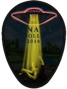 2018 $20 FINE SILVER COIN CANADA'S UNEXPLAINED PHENOMENA: THE FALCON ...