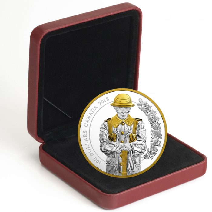 2018 $100 FINE SILVER COIN - KEEPERS OF PARLIAMENT: THE SOLDIER ...