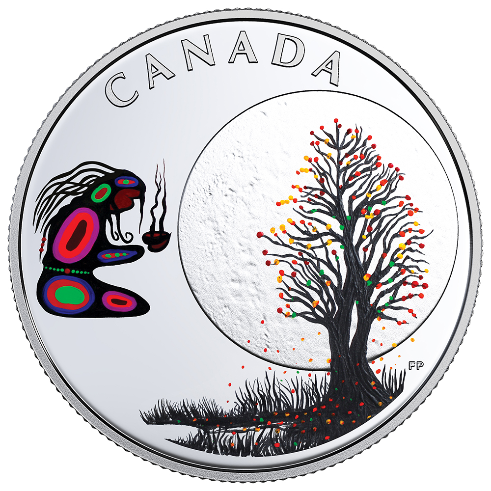 2018 $3 FINE SILVER COIN – THE THIRTEEN TEACHINGS FROM GRANDMOTHER MOON ...