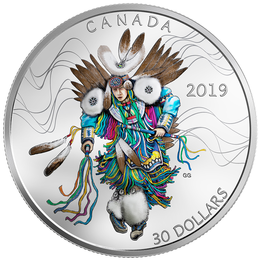 2019 $30 FINE SILVER COIN - FANCY DANCE - Bullion Mart