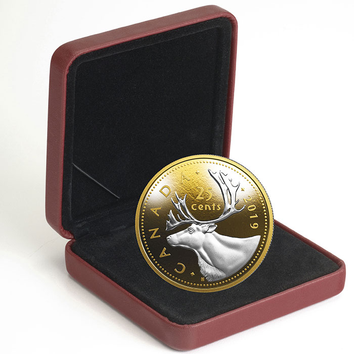 2019 5-OUNCE FINE SILVER COIN BIG COIN SERIES: 25-CENT COIN [170010 ...