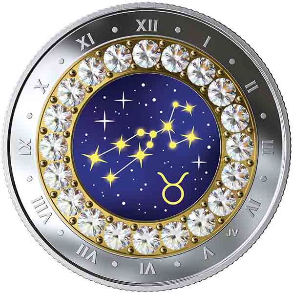 2019 $5 FINE SILVER COIN ZODIAC SERIES: TAURUS - Bullion Mart