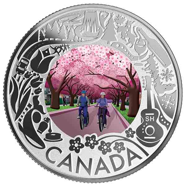 2019 $3 FINE SILVER COIN CELEBRATING CANADIAN FUN AND FESTIVITIES ...