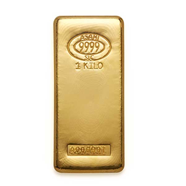 Buy 1 Kilo Gold Bar Asahi - Bullion Mart Toronto Canada