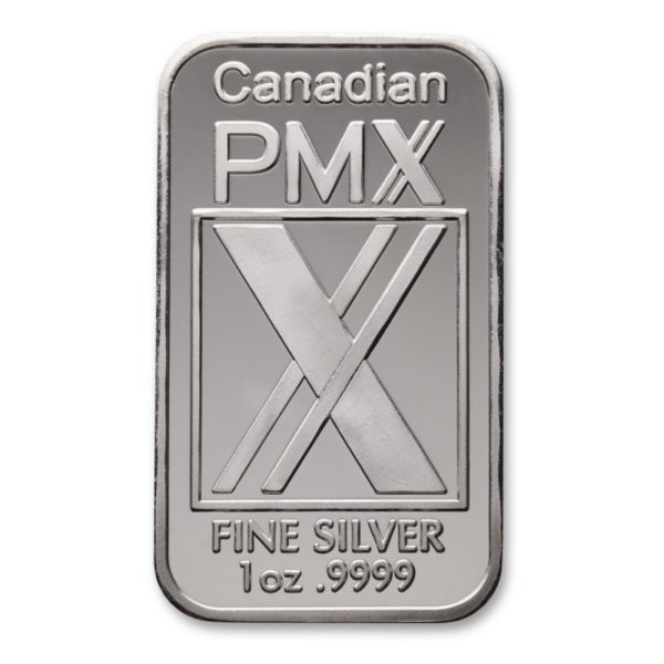 1 oz Canadian PMX Corp Silver Bar - Bullion Mart