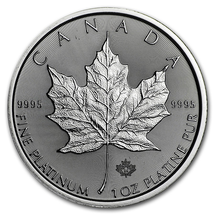 2020 1 oz Canadian Platinum Maple Leaf Coin - Bullion Mart