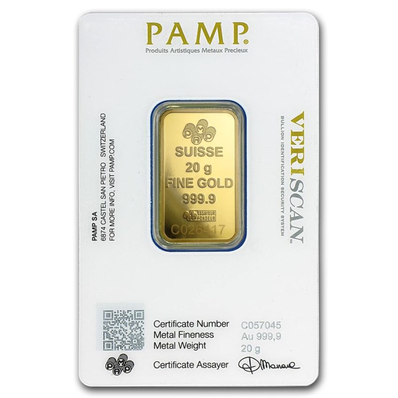 PAMP Gold Bars Combo - All with Assays - Bullion Mart