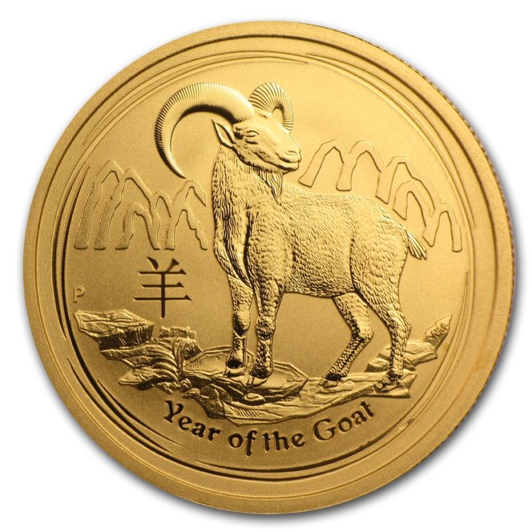 2015 1/2 oz Australian Gold Coin - Year of the Goat - Bullion Mart