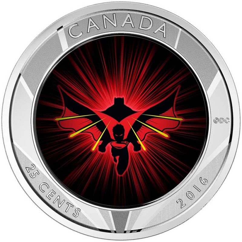 2016 25c Batman V Superman: Dawn Of Justice - Lenticular Coin [151185 ...