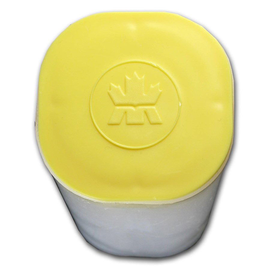 1 oz RCM Silver Maple Leaf Coin Tubes (Yellow Top) - Bullion Mart