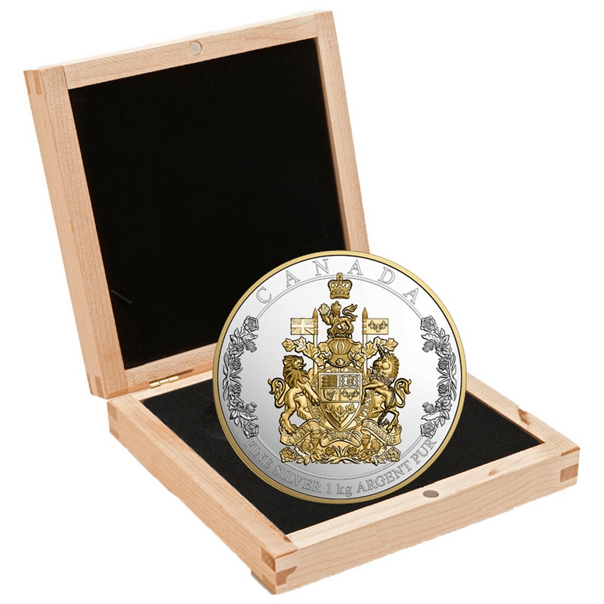 2016 One Kilogram Pure Silver Coin – The Arms of Canada [157776 ...