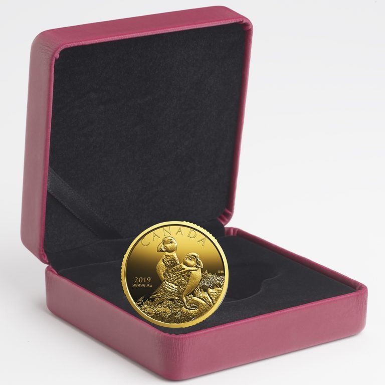 2019 $200 Atlantic Puffins - Pure Gold Coin [169408] - Bullion Mart