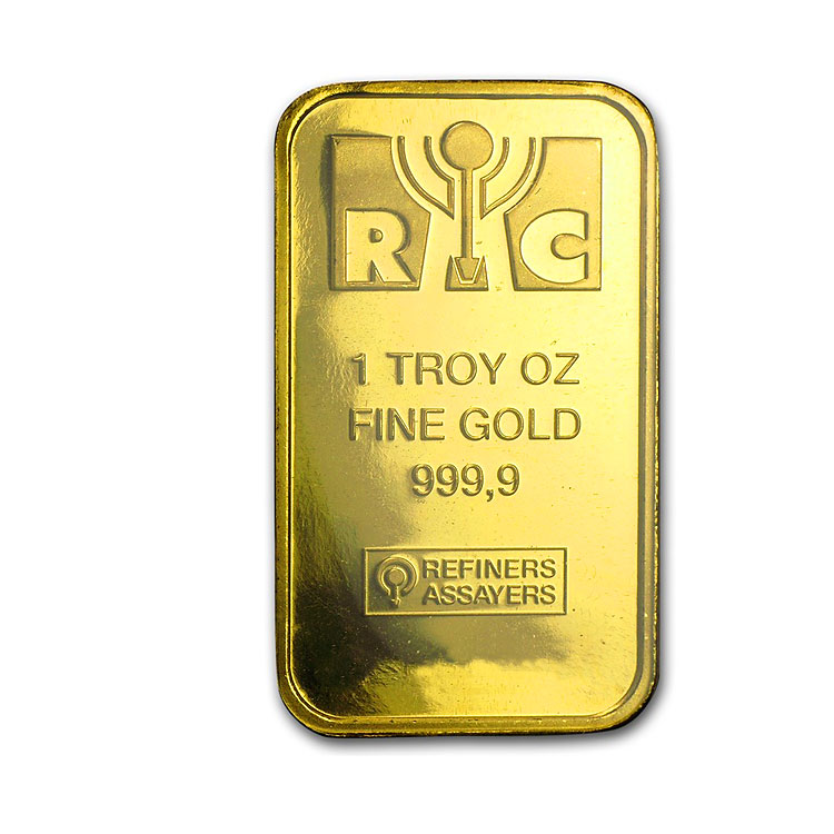 1 oz Gold Bar - Republic Metals Corporation (RMC) (Open) - Bullion Mart ...