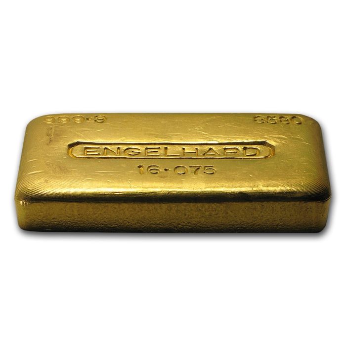 1/2 kilo Gold Bar - Engelhard - Bullion Mart
