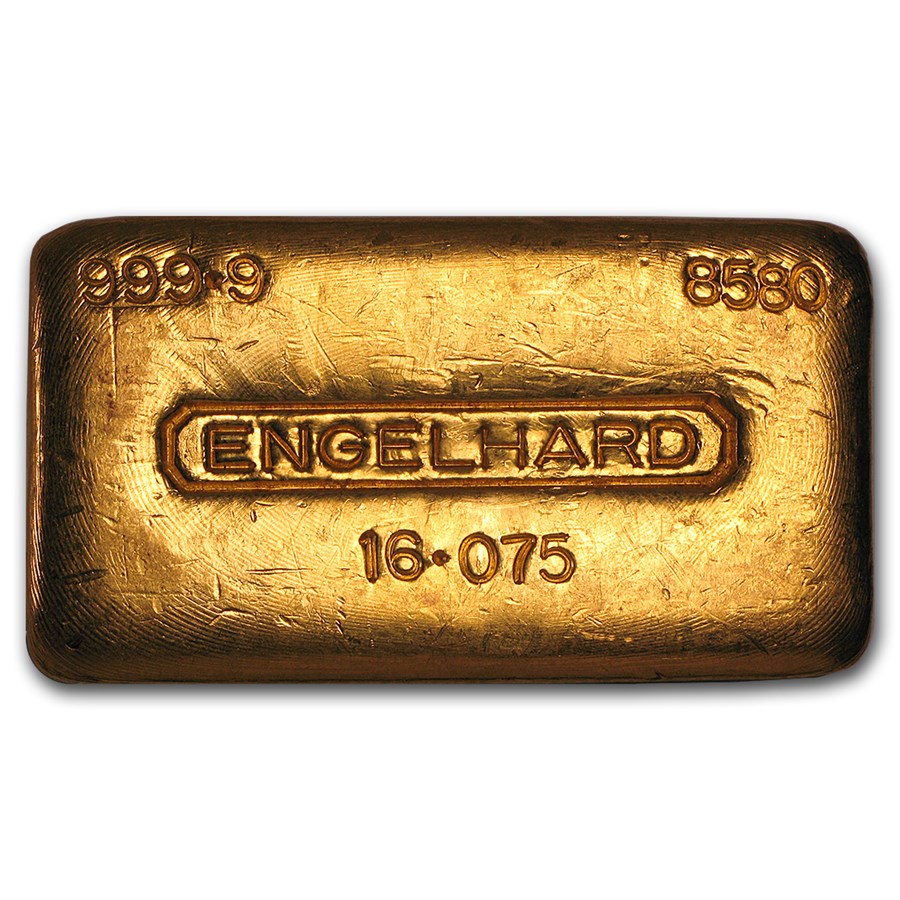 1/2 kilo Gold Bar - Engelhard - Bullion Mart