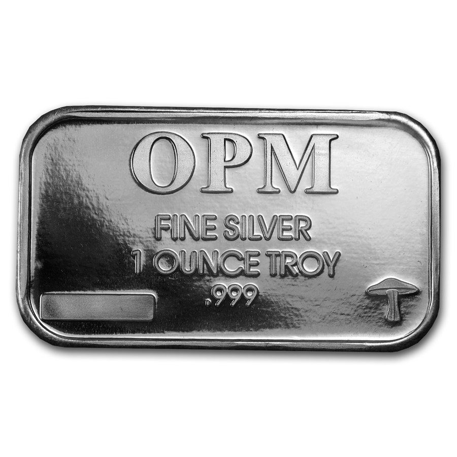 1 oz OPM Silver Bar - Ohio Precious Metals (Open) - Bullion Mart