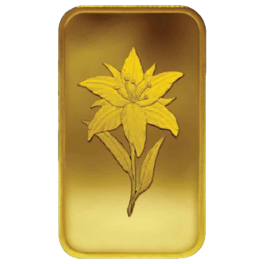 1 Gram Lily Gold Bar - Al Etihad Gold Refinery UAE - Bullion Mart