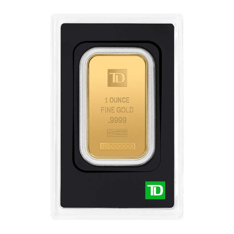 1 oz TD Bank Gold Bar - Bullion Mart