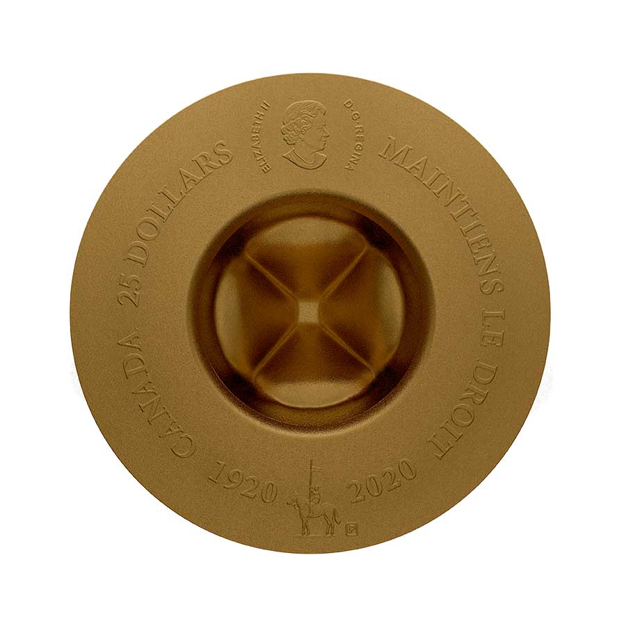 2021 1.5 oz. Pure Silver Gold-Plated Coin - Classic Mountie Hat ...