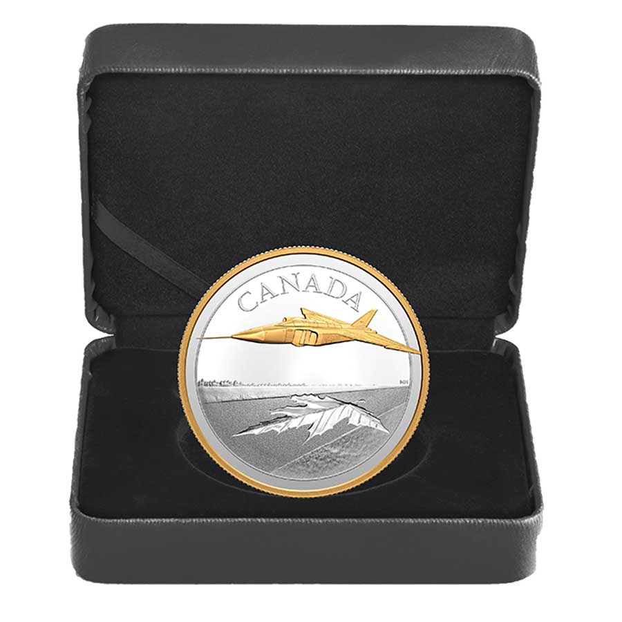 2021 $50 Fine Silver Coin - The Avro Arrow - Bullion Mart