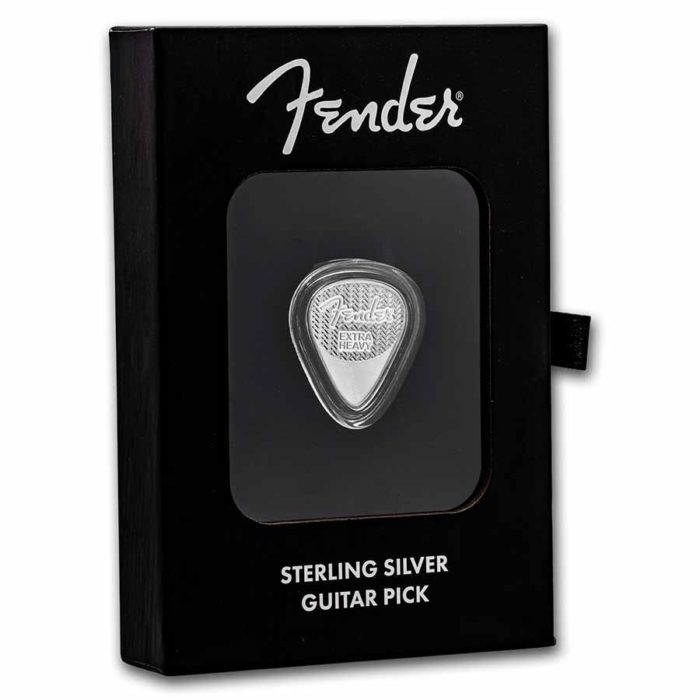 2021 5 gram Silver Fender® Guitar Pick (.925 fine) - Bullion Mart