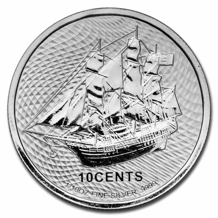 2021 Cook Islands 1/10 oz Silver Bounty Coin - Bullion Mart