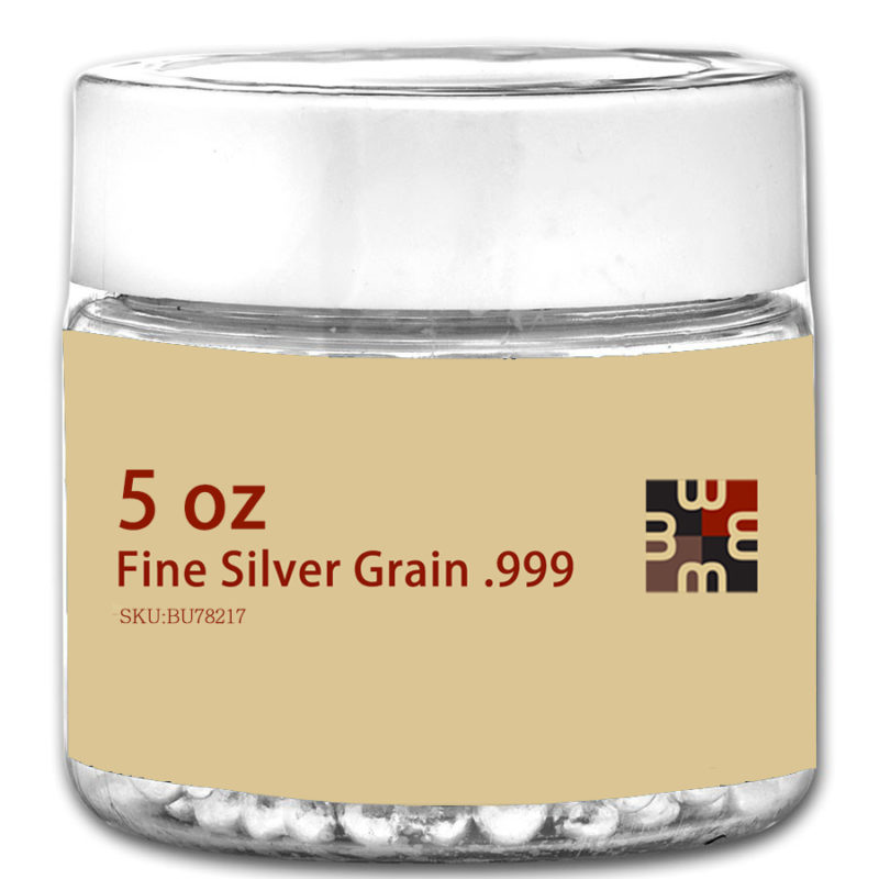 5 Oz Fine Silver Grains .999 - Bullion Mart