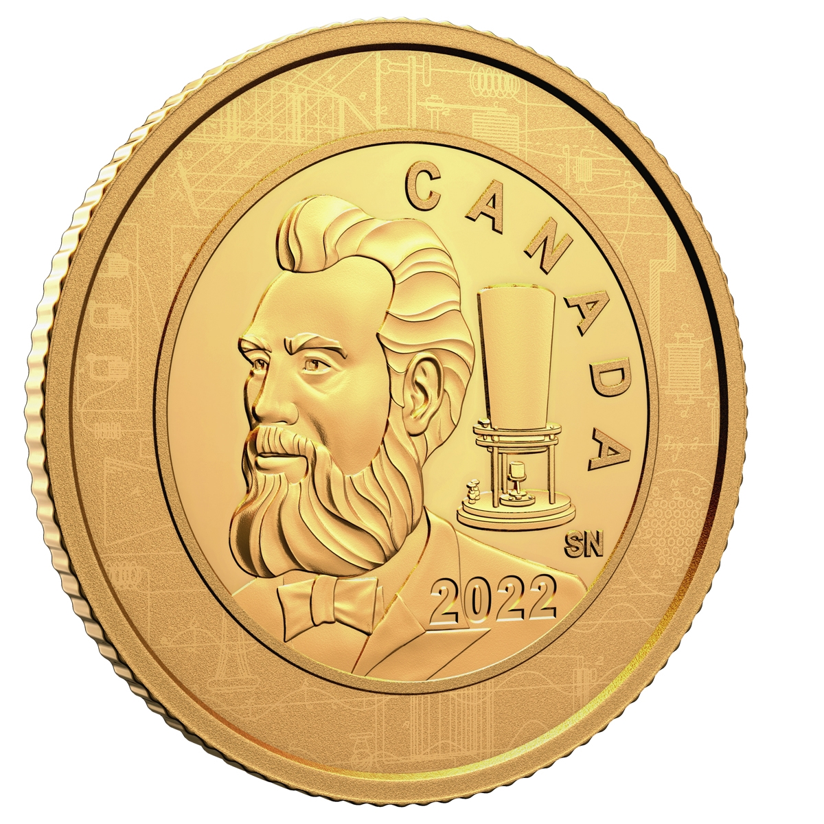 2022 $100 Alexander Graham Bell: Great Inventor - Pure Gold Coin ...
