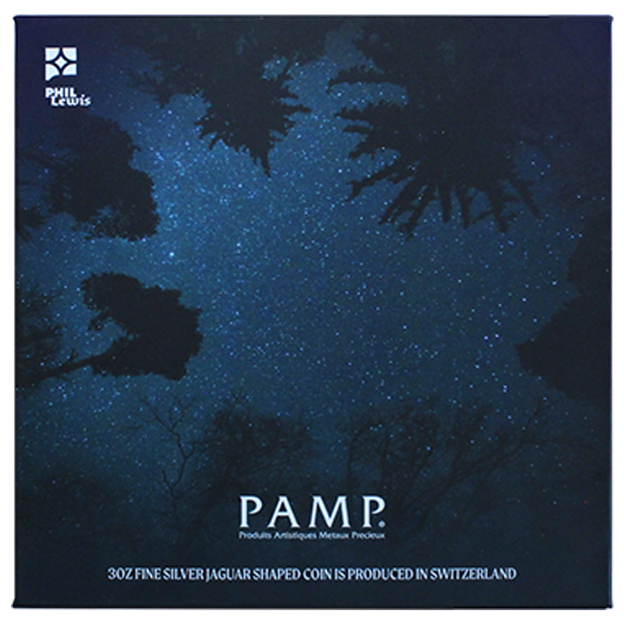 International Coins - Shadow Hunters 3 oz Pure Silver Coin - Jaguar ...