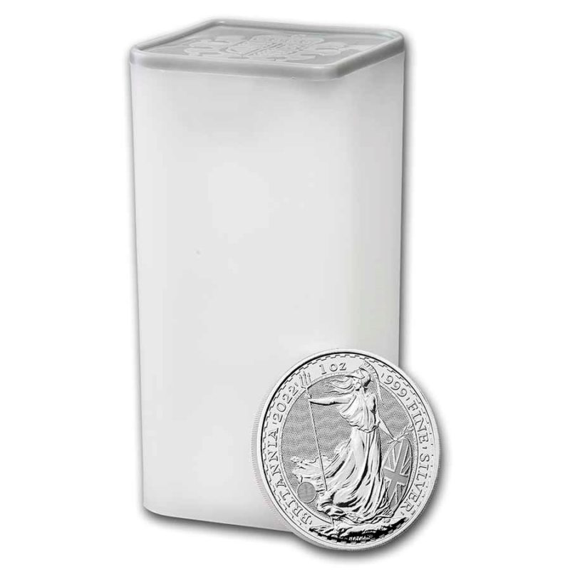 Empty Tube - 1 oz Silver Britannia Coin - Bullion Mart
