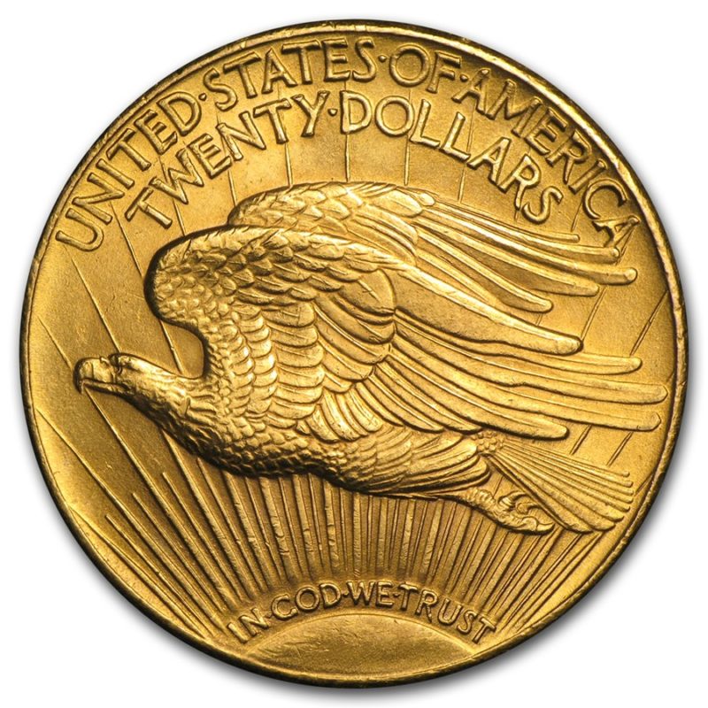 $20 Saint-Gaudens Gold Double Eagle Coin - Bullion Mart