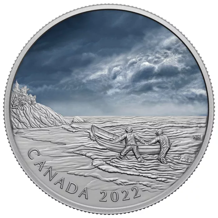 2022 $50 Canadian Ghost Ship - Pure Silver Coin - Bullion Mart