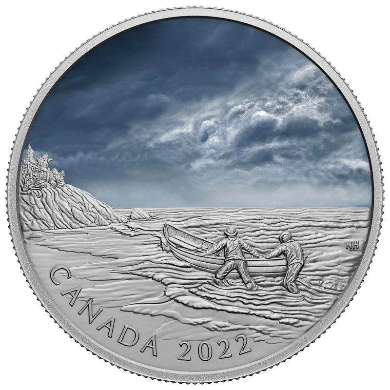 2022 $50 Canadian Ghost Ship - Pure Silver Coin - Bullion Mart