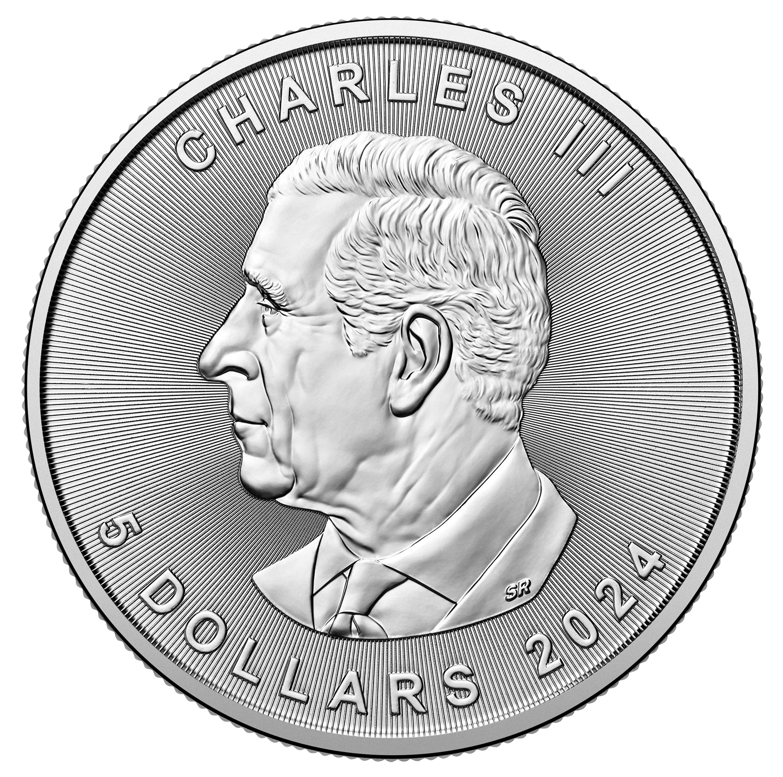 1 Oz Pure Silver Maple Leaf Coin 2024 Royal Canadian Mint Bullion Mart