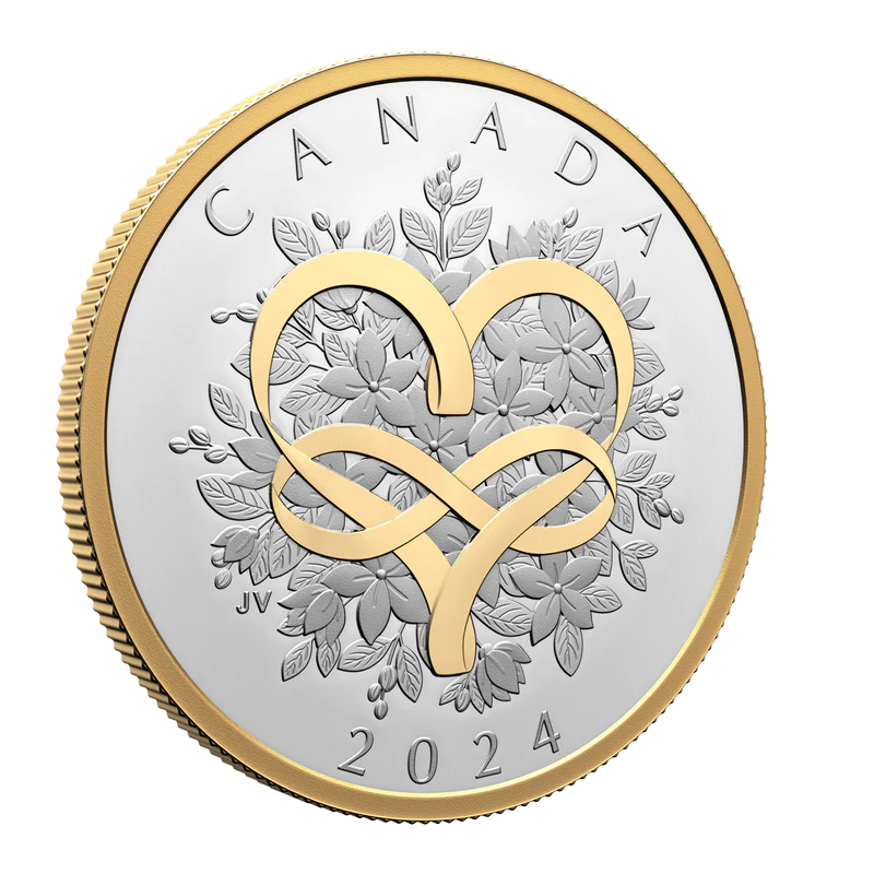2024 $20 Celebrate Love - Pure Silver Coin - Bullion Mart