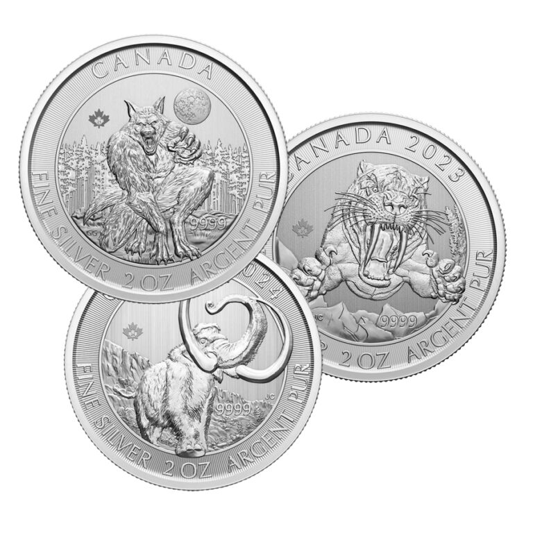 2 Oz Silver Coins Combo - 3 x 5 Coins - Bullion Mart