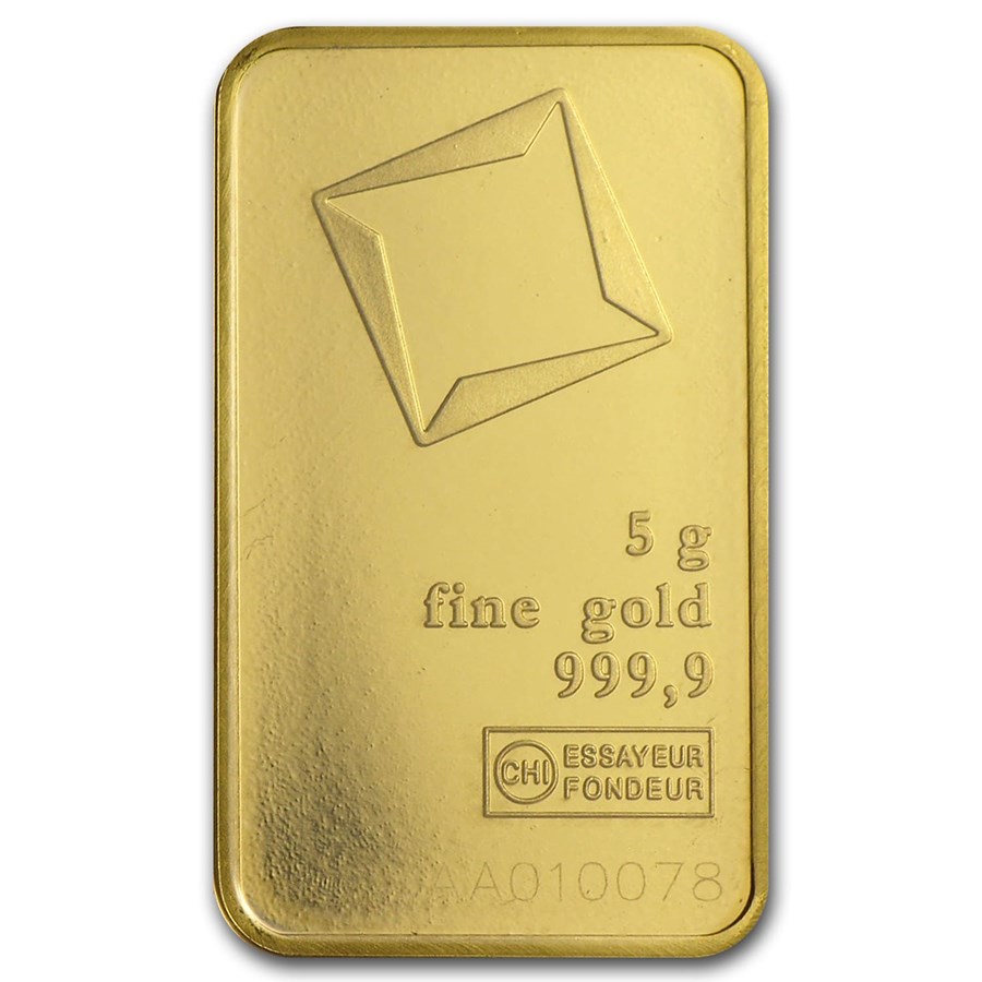 5 gram Gold Bar - Valcambi (In Assay) - Bullion Mart