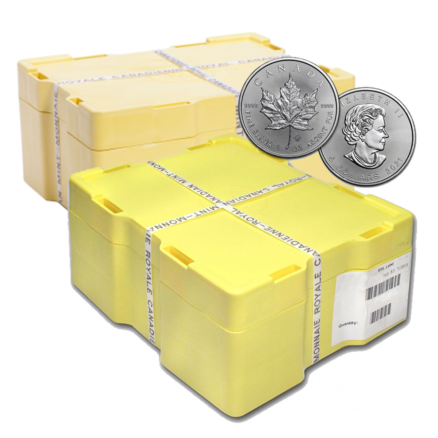 Silver Maple Leaf Monster Box Combo - 2023 + 2024 - Bullion Mart ...