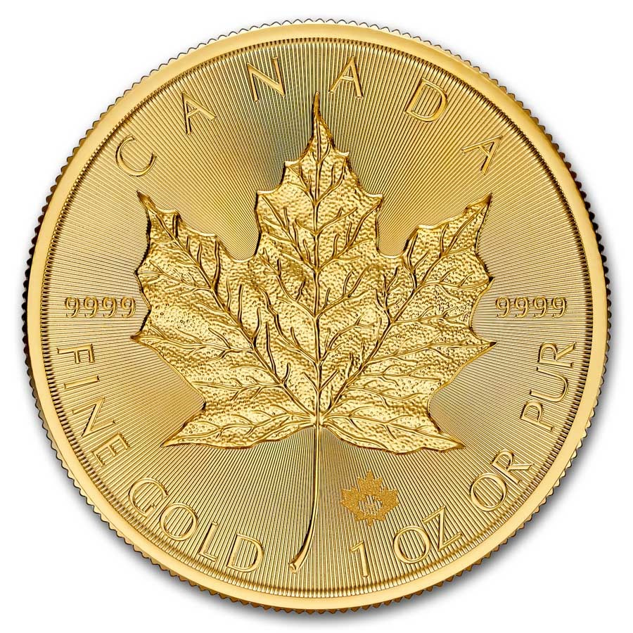 1 Oz Gold Maple Leaf Coin 2025 Bullion Mart Dubai UAE
