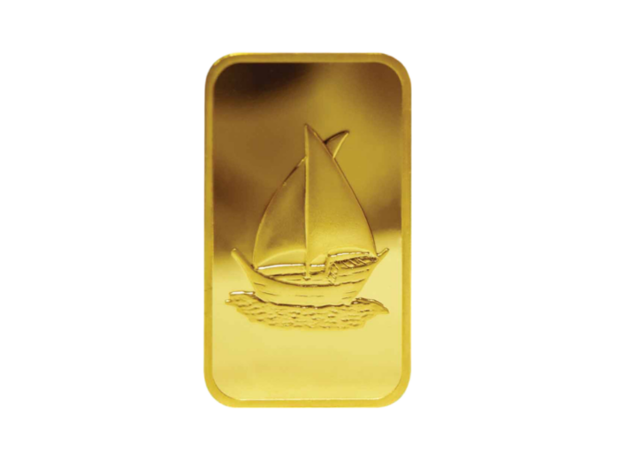 1 Gram Dhow Gold Bar - Al Etihad Gold Refinery UAE (w/Assay) - Bullion Mart