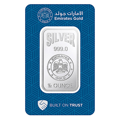 1/2 oz Emirates Pure Silver Bar - Bullion Mart | Dubai | UAE