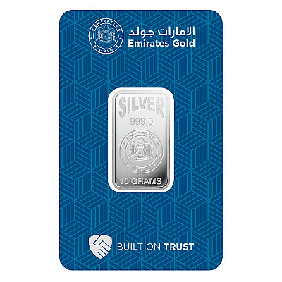 10 Gram Emirates Pure Silver Bar - Bullion Mart | Dubai | UAE