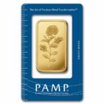 100 gram PAMP Pure Gold Rosa Bar (BU) - Bullion Mart