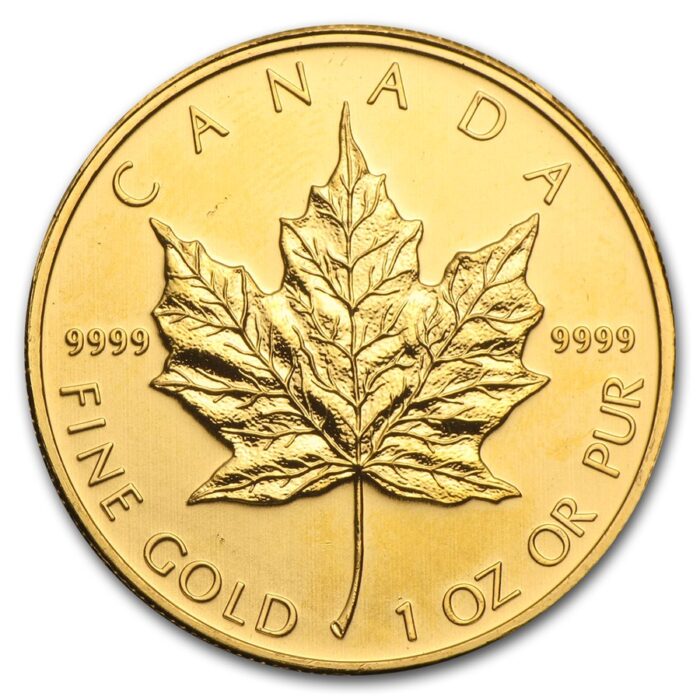 2011 1 oz Canadian Gold Maple Leaf Coin - Bullion Mart