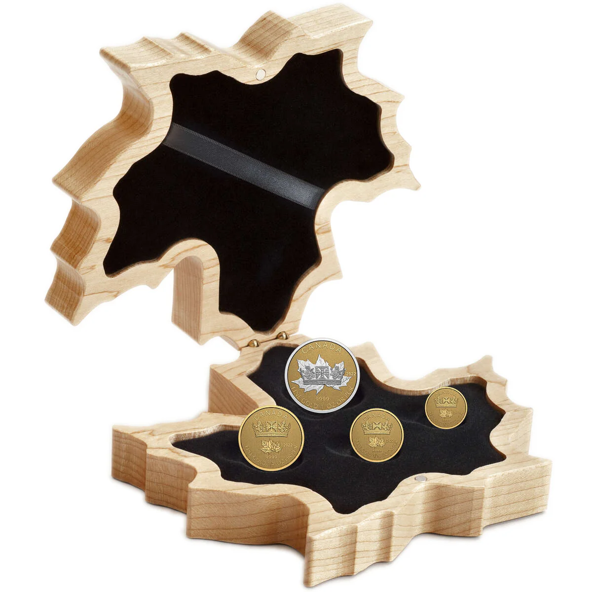 2022 A Shining Crown Pure Gold Fractional Set - Bullion Mart