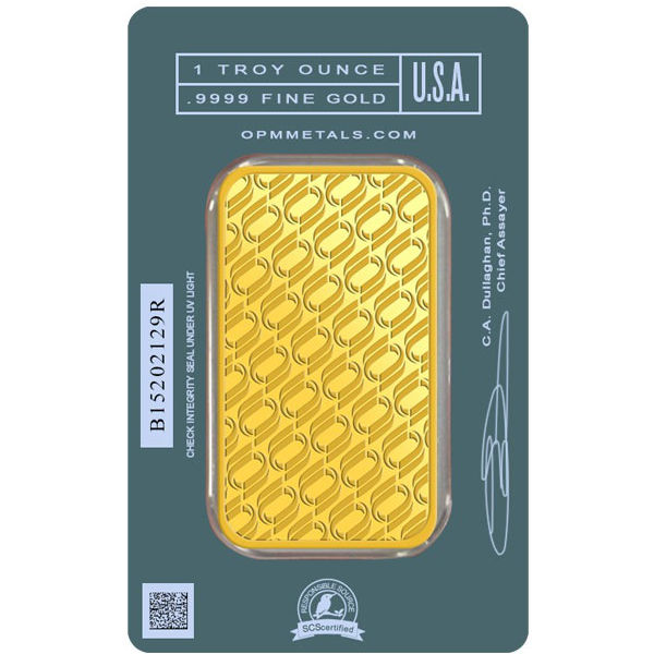 1 oz OPM (Ohio Precious Metal) Gold Bar (In Assay) - Bullion Mart